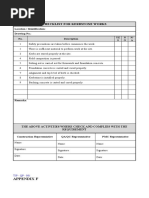 Precast Checklist | PDF | Precast Concrete | Concrete