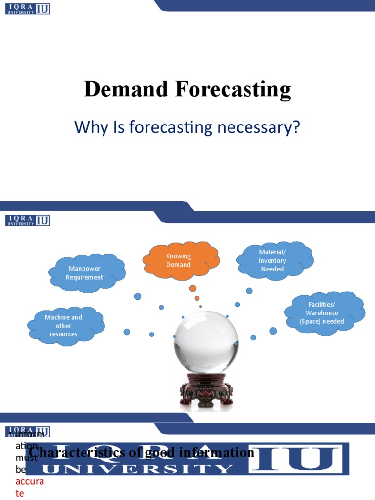 Session 3 - Demand Forecasting | PDF