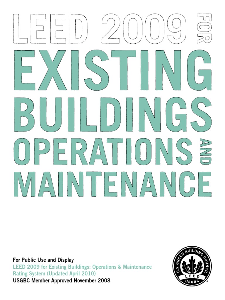 LEED Existing Buildings | PDF | Leadership In Energy And Environmental ...