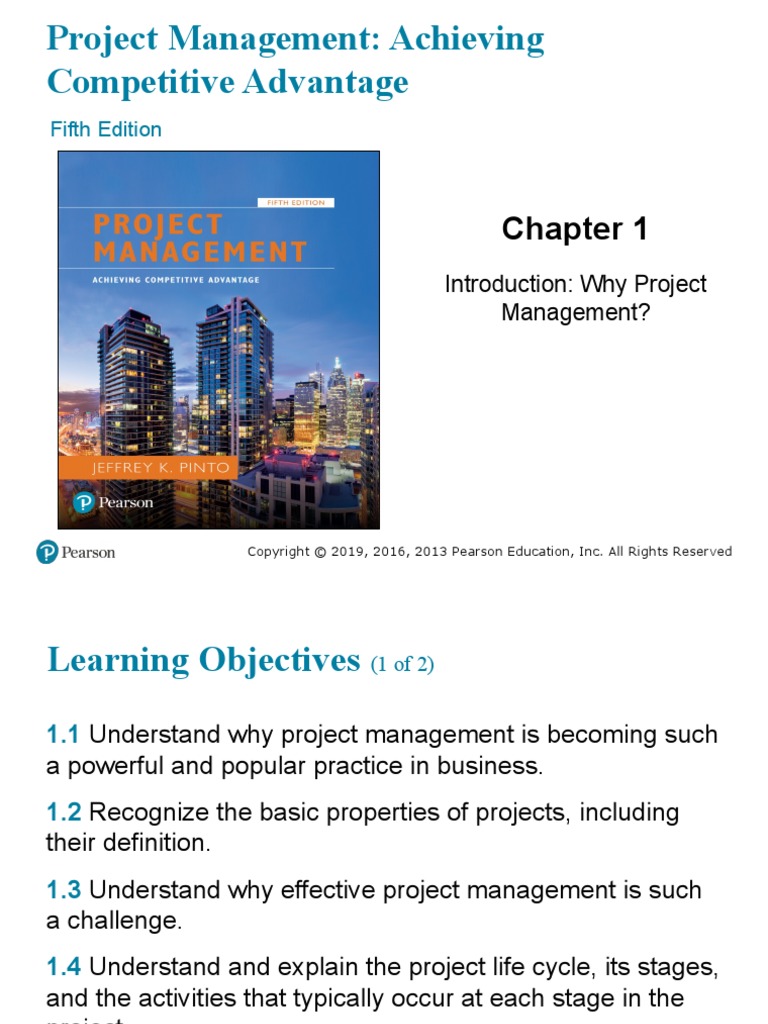 Fifth Edition: Introduction: Why Project Management? | PDF | Project ...
