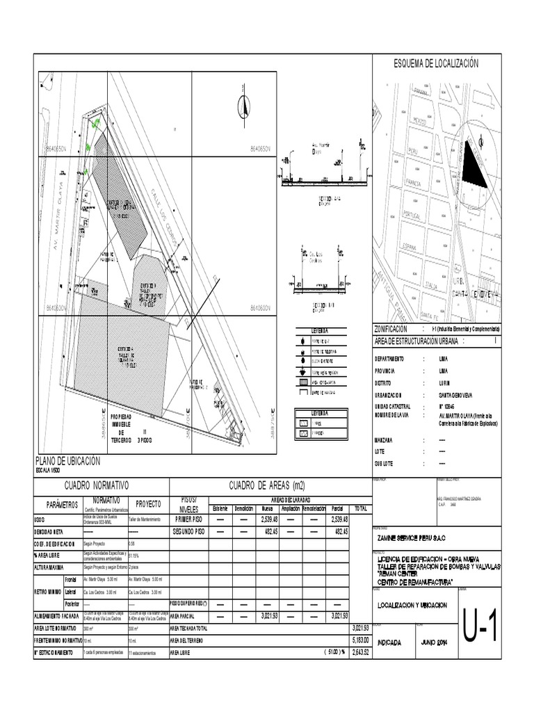 Plano de Ubicacion 01 | PDF