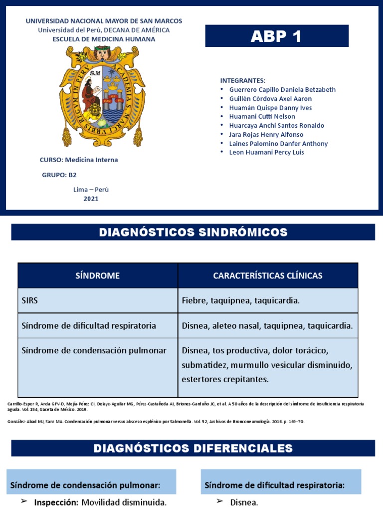 Abp 1 - Grupo B2 | PDF | Neumonía | Proteína C-reactiva