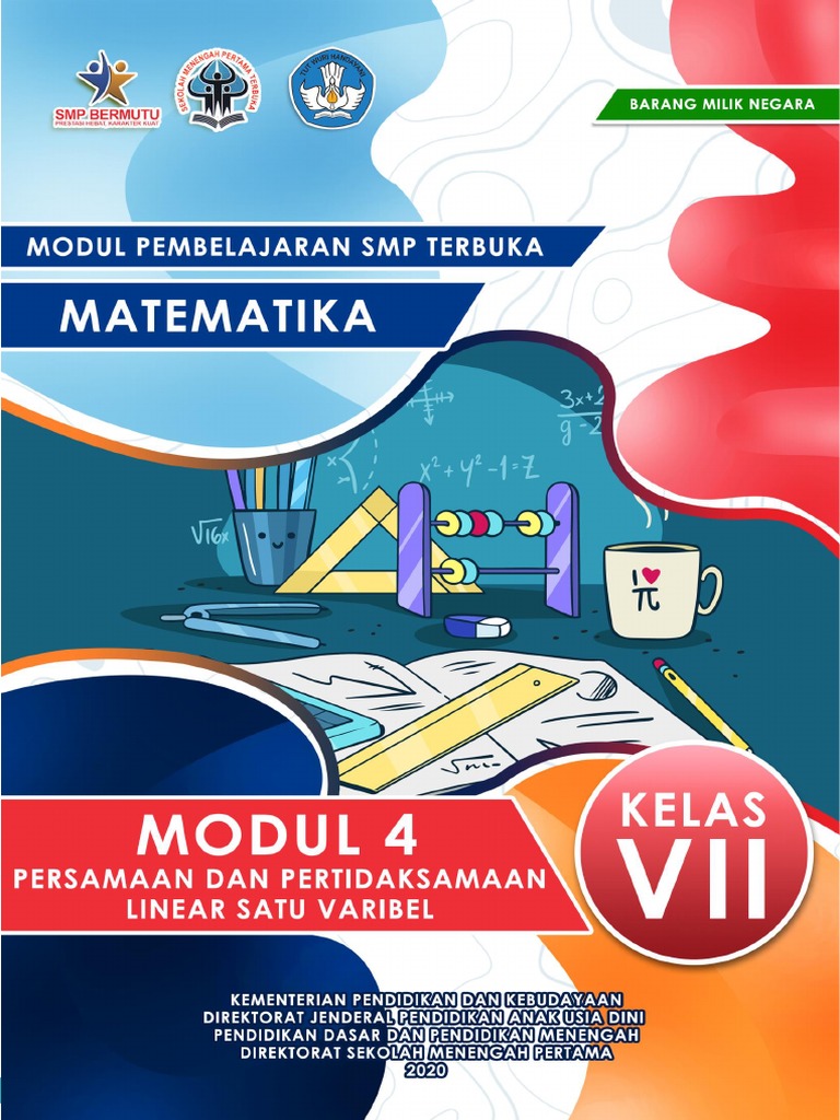 Matematika - Modul 4 - Persamaan Dan Pertidaksamaan Linear Satu ...