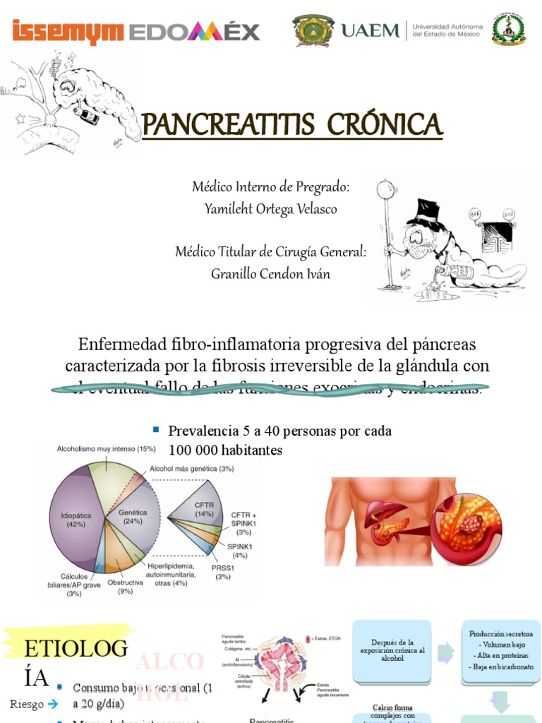 Pancreatitis Cronica | PDF | Páncreas | Especialidades Medicas
