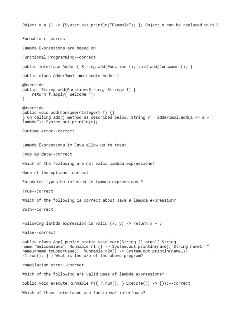 Java8 Innards | PDF | Anonymous Function | Parameter (Computer Programming)