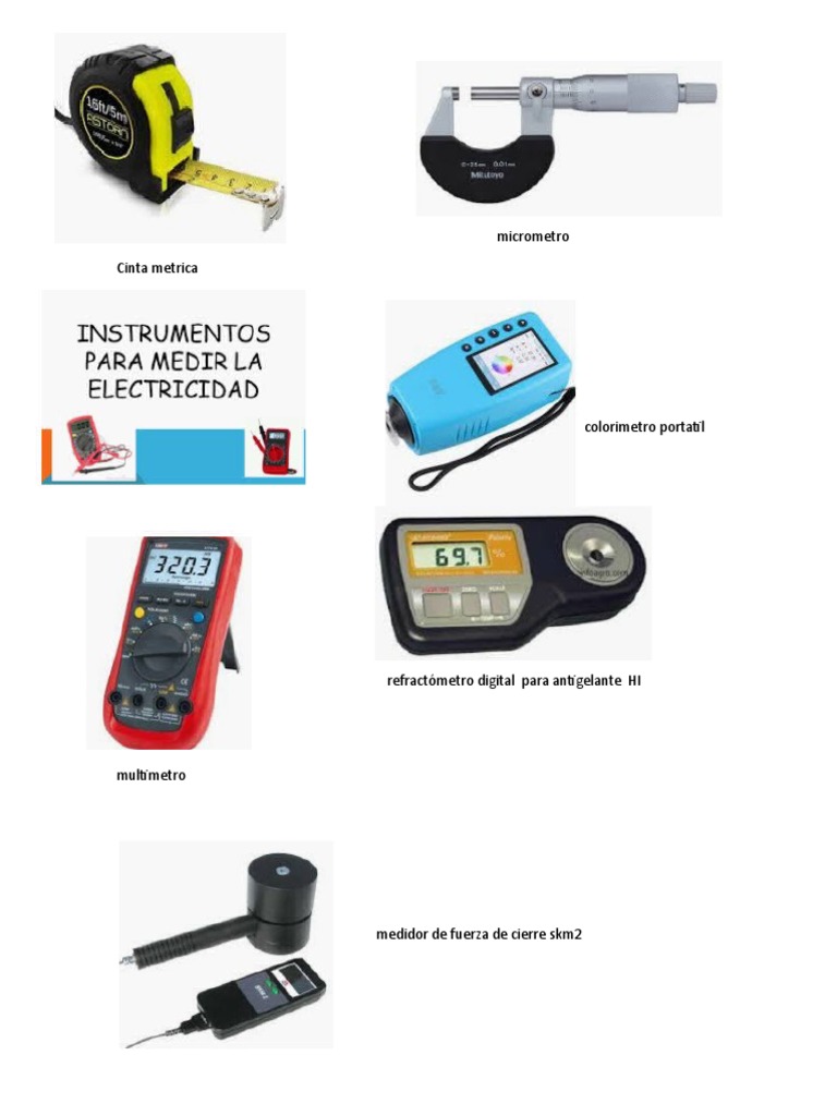 20 Instrumentos de Medición Esenciales | PDF | Ciencia y matemáticas ...