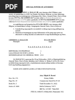 Tagalog Agreement Template | PDF