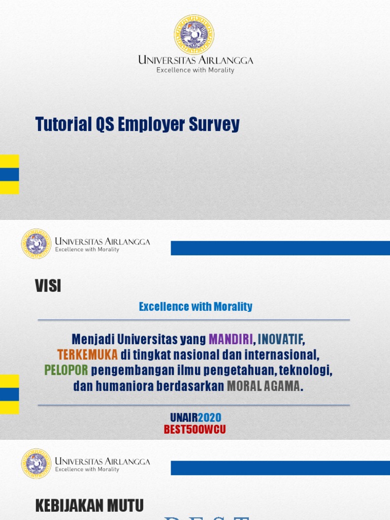 Tutorial QS Employer Survey | PDF