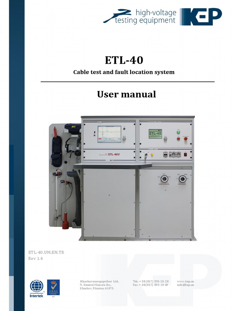 ETL-40 UM EN Rev1 4 | PDF | Power Supply | Mains Electricity