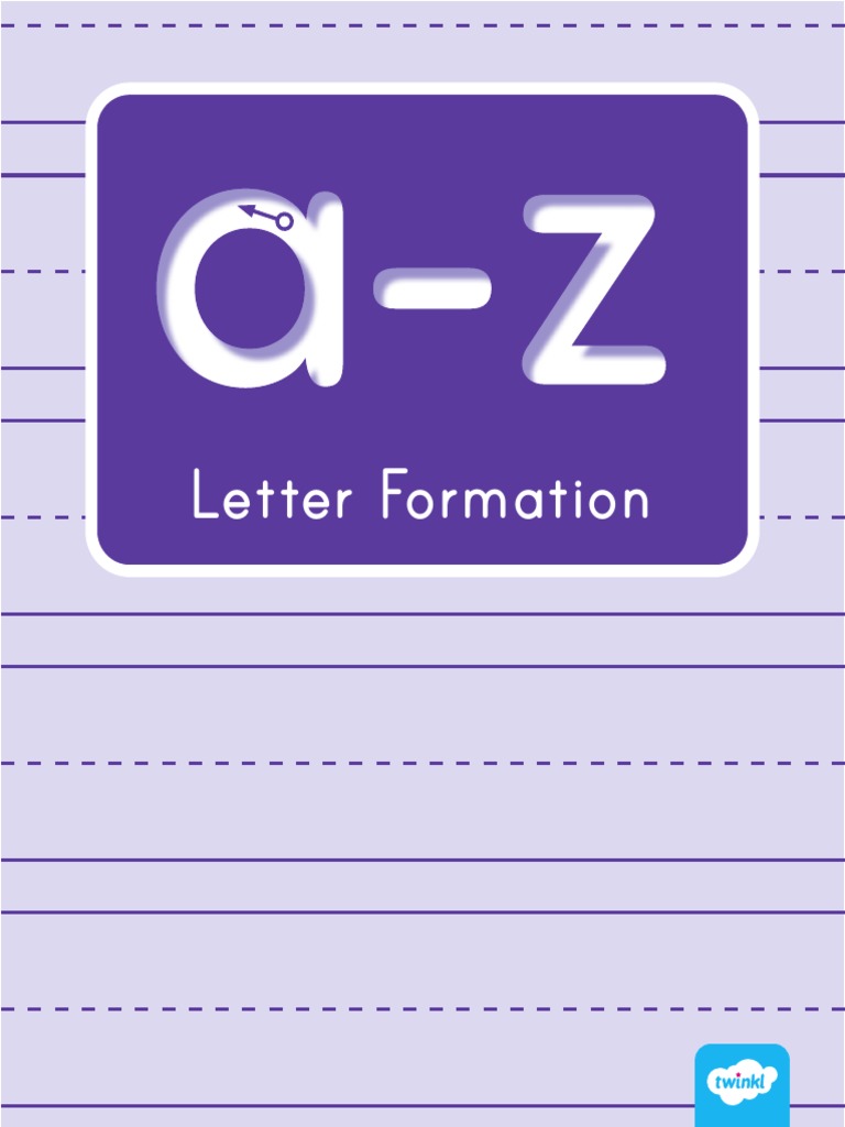 Letter Formation Activity Sheets | PDF