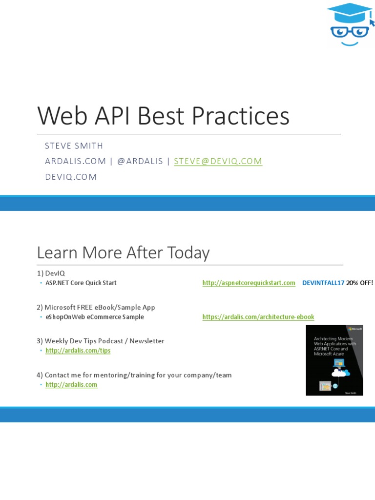 Web Api Best Practices Pdf Representational State Transfer Hypertext Transfer Protocol 5410