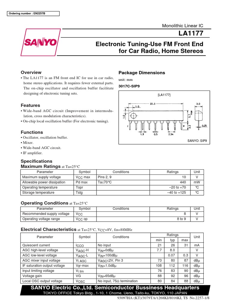 Electronic Tuning-Use FM Front End For Car Radio, Home Stereos | PDF ...