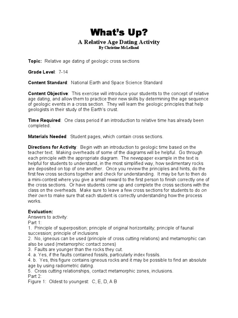 Relative Dating 7th | PDF | Rock (Geology) | Geology