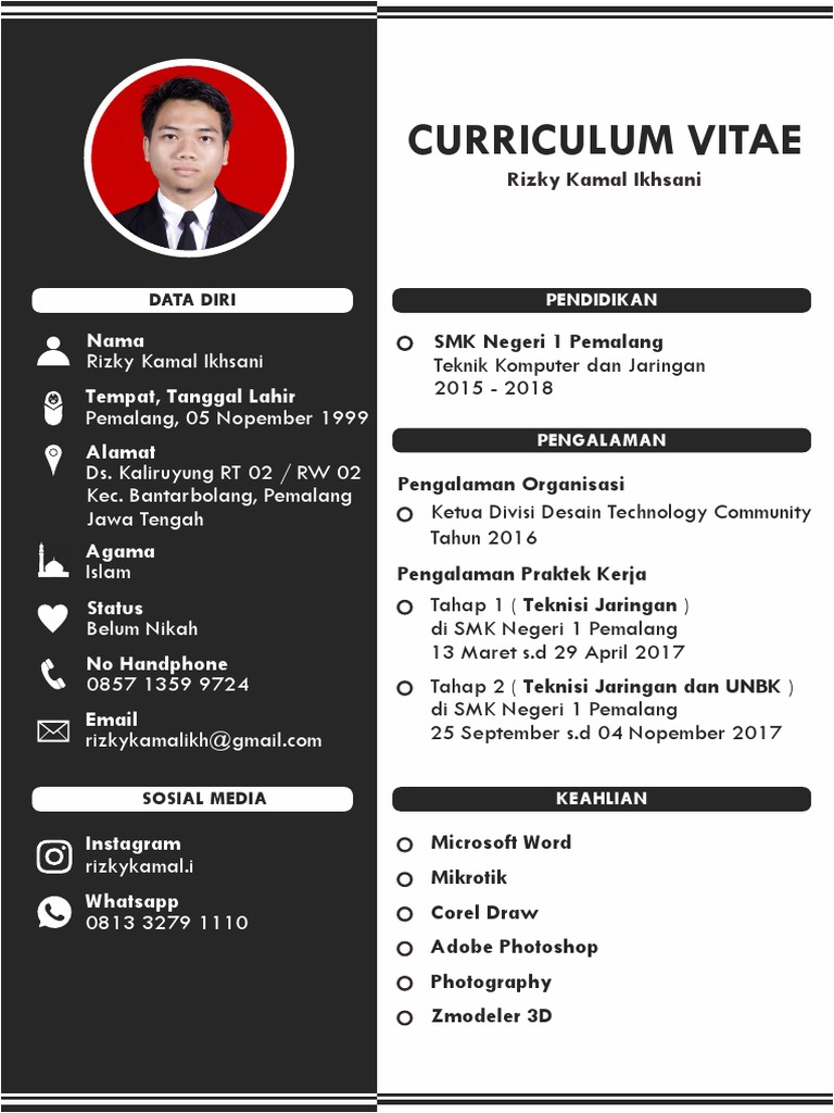 CV - Rizky Kamal Ikhsani - 2019 | PDF