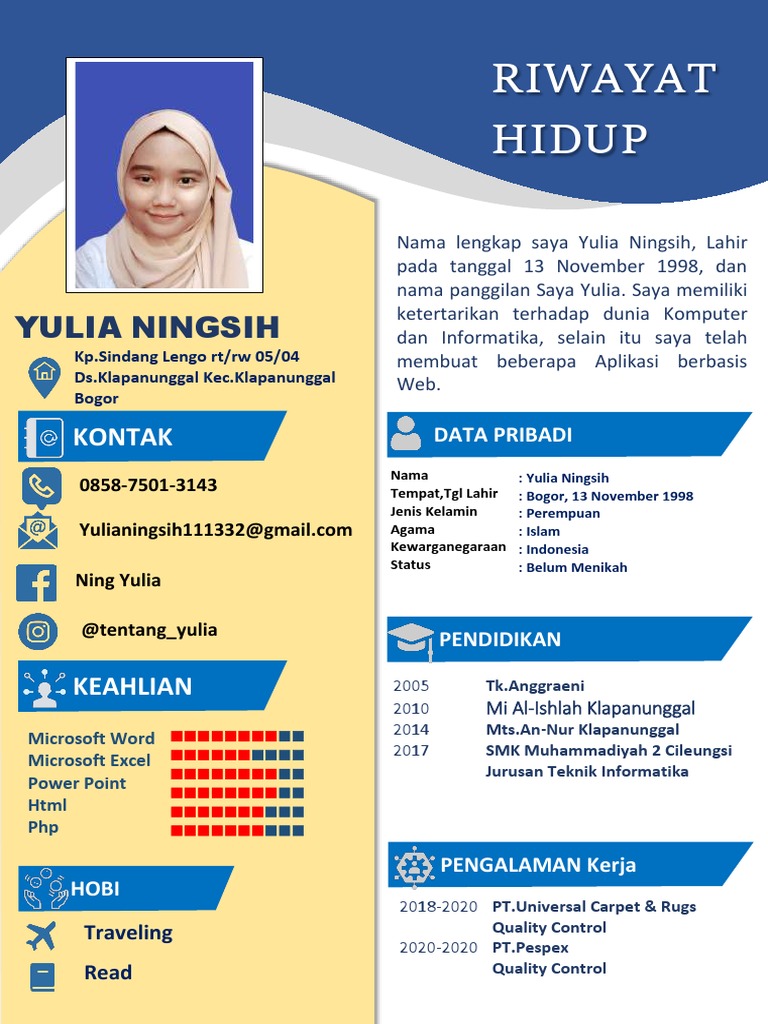 CV-Yulia Ningsih1 | PDF