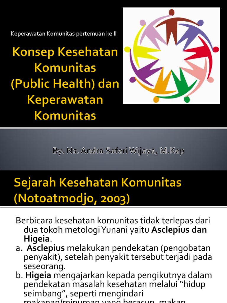 Konsep Keperawatan Komunitas | PDF | Pengembangan Diri | Kesehatan Holistik