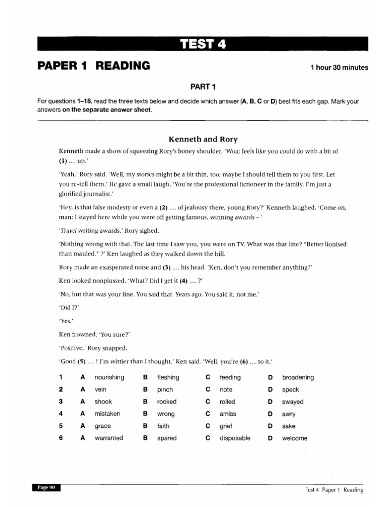 Test 4 Reading Pdf