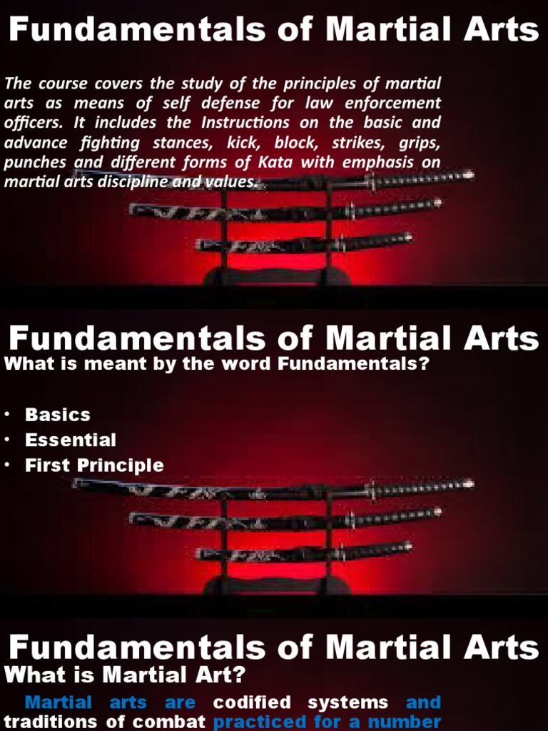 Fundamentals of Martial Arts | PDF
