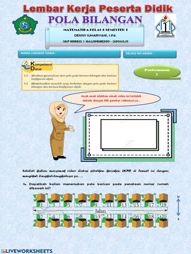 Contoh LKPD Liveworksheet | PDF