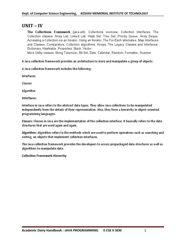 Unit 4 Notes Pdf Array Data Structure Algorithms And Data Structures 