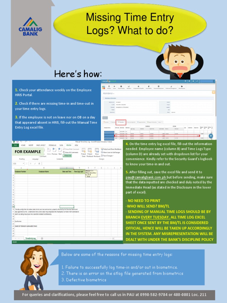 Missing Time Entry Procedure Guide | PDF | Information Technology ...