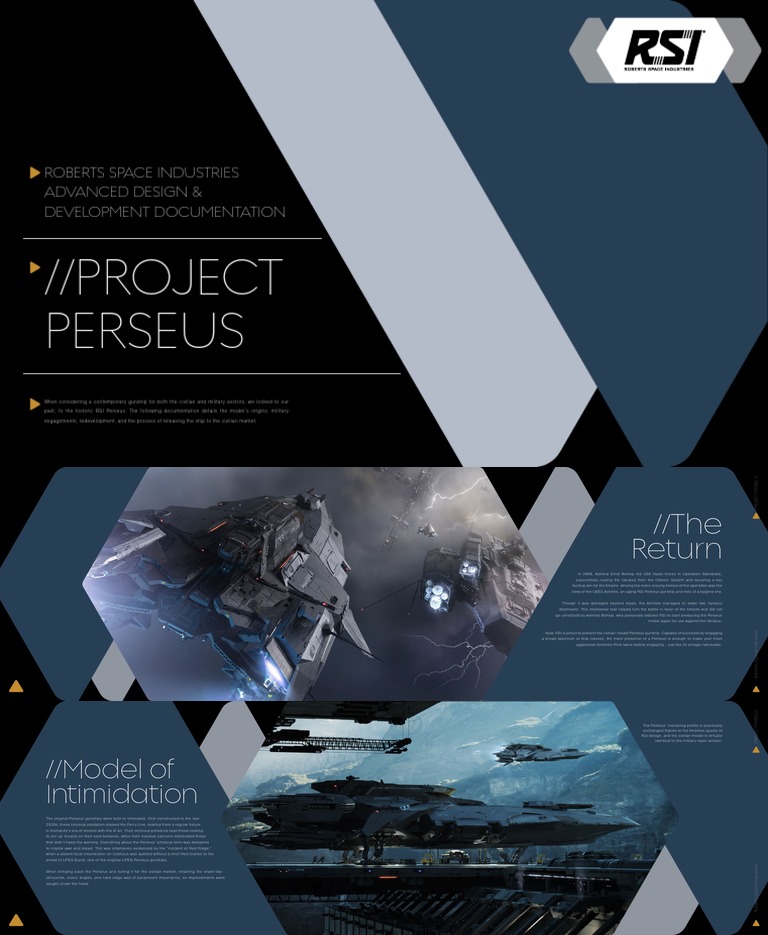 project Perseus: Roberts Space Industries Advanced Design & Development ...