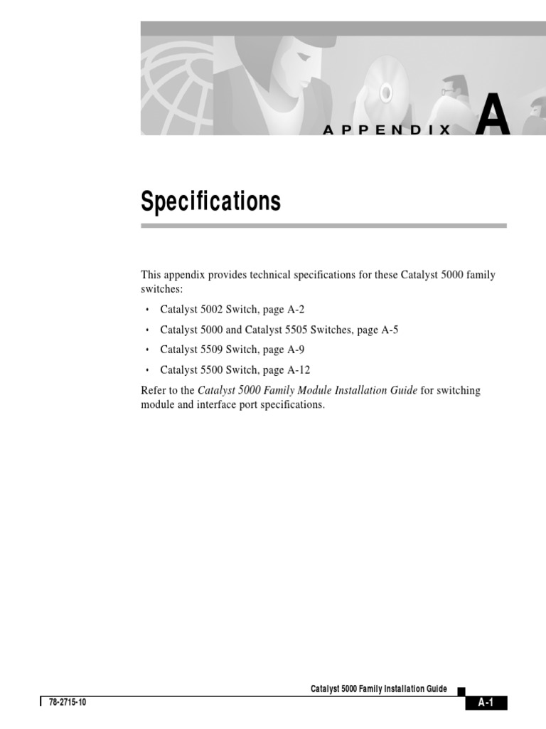 Specifications: Appendix | PDF | Power Supply | Alternating Current