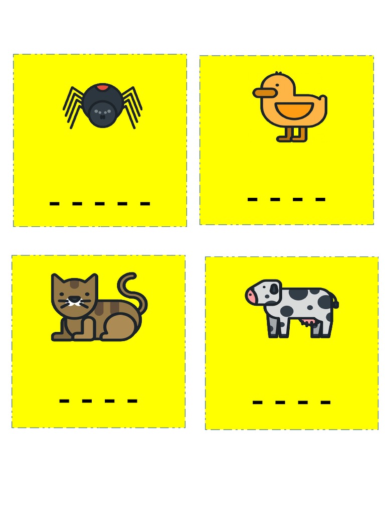Pato Ahorcado: Juego y Animales | PDF