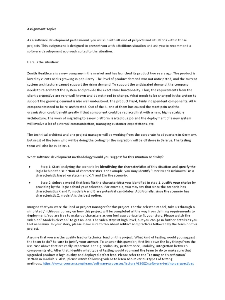 Software Dev Processes Project 1 | PDF | Scrum (Software Development ...