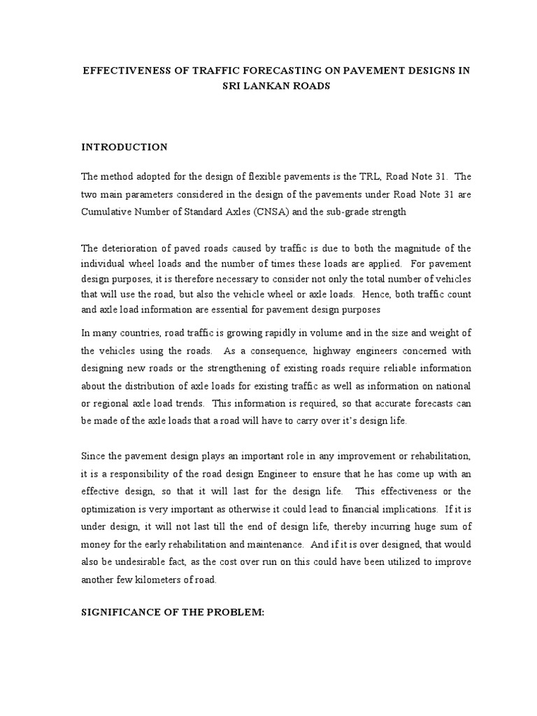 Pavement Thickness Comparison | PDF | Road | Road Surface