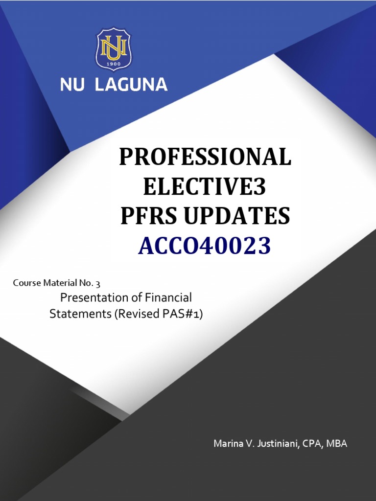 Financial Statement Presentation Guide | PDF | Financial Statement ...