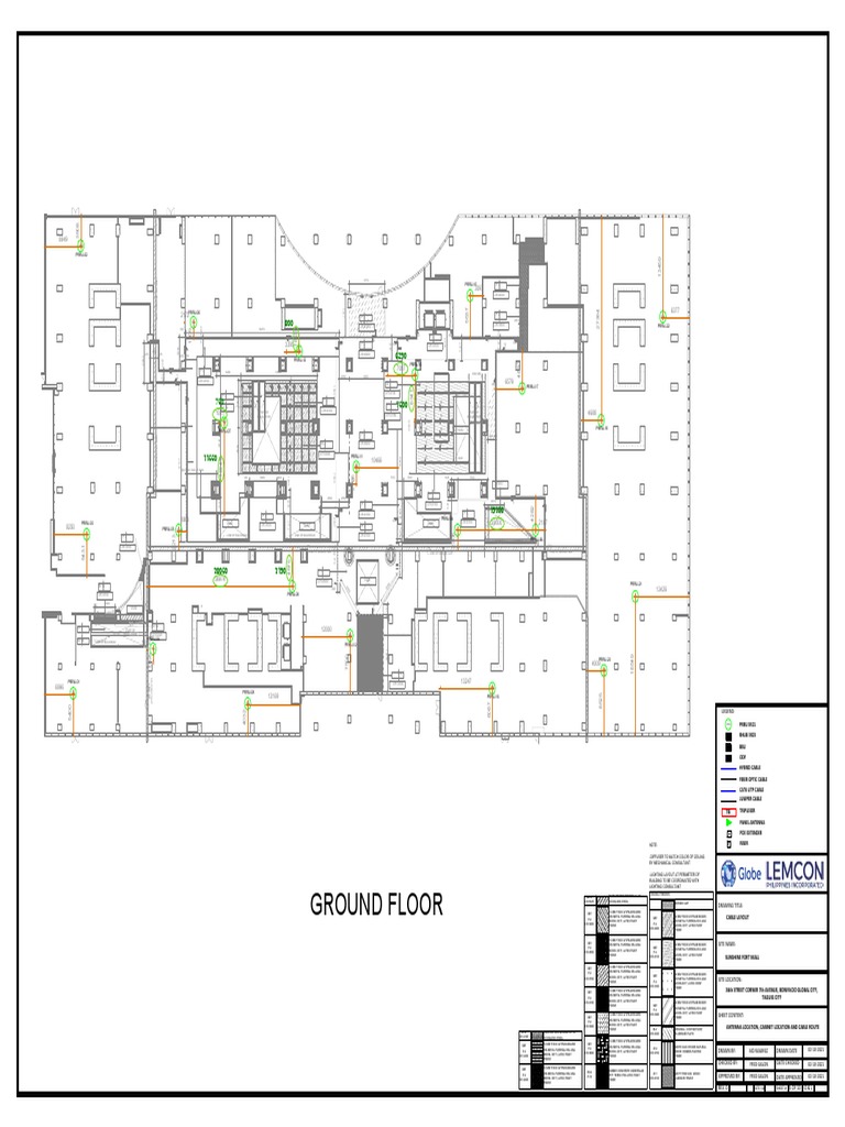 Ground Floor: Legend | PDF
