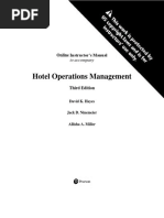 Hotel Standard Operating Procedures List | PDF | Deferral | Menu