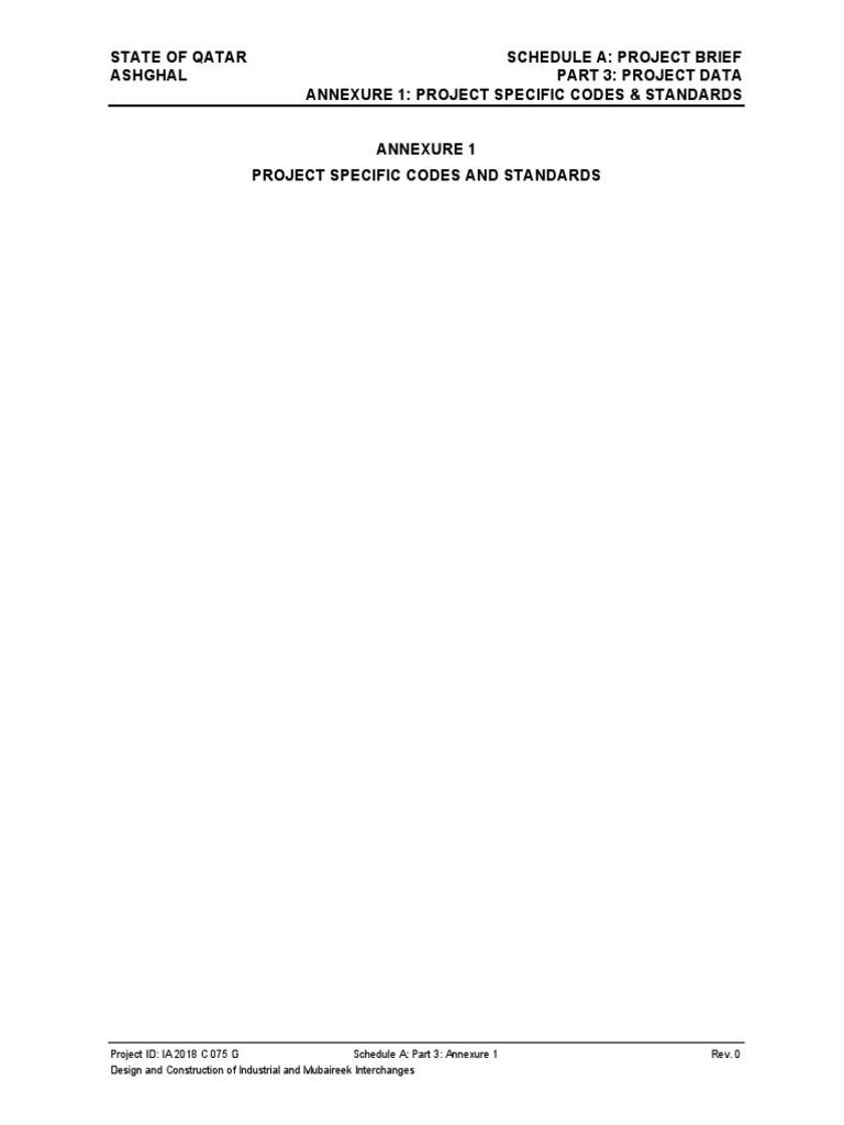 Qatar Project Specifications Overview | PDF | Geographic Information ...