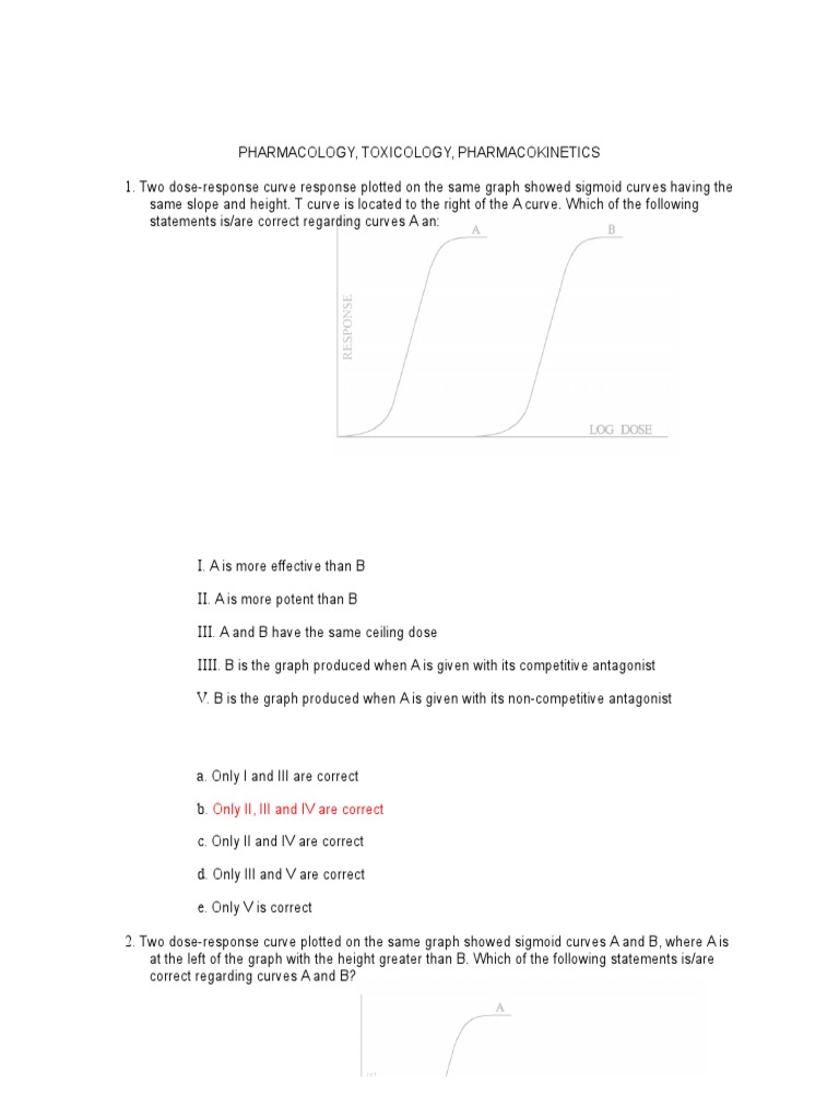 Answer Key in Pharmacology Pink Pacop | PDF | Receptor Antagonist ...