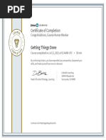 Workday Action Series Certificate | PDF