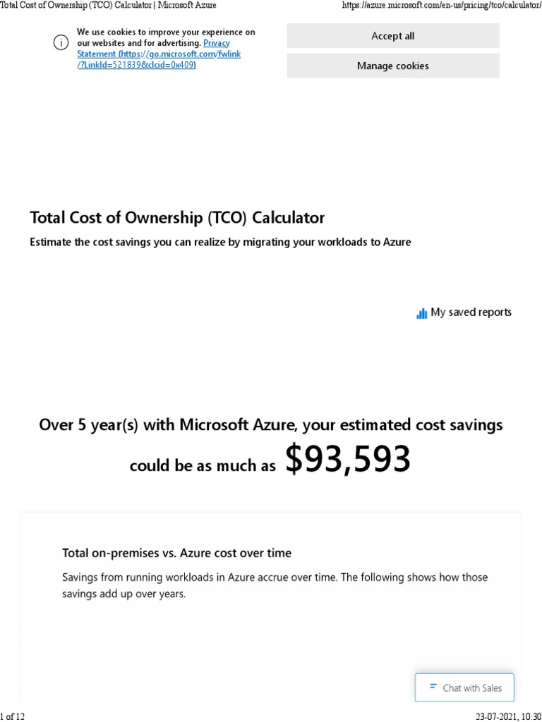 Total Cost of Ownership (TCO) Calculator: Estimate The Cost Savings You ...