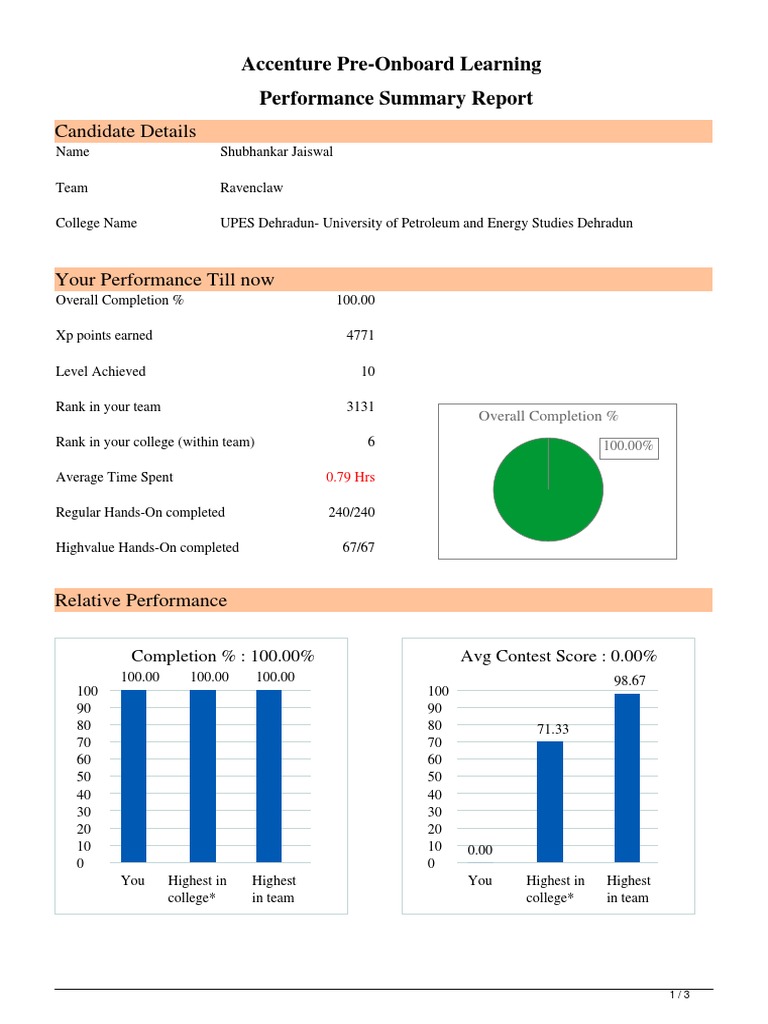 Course Summary Report | PDF | Computer Engineering | Computer Data