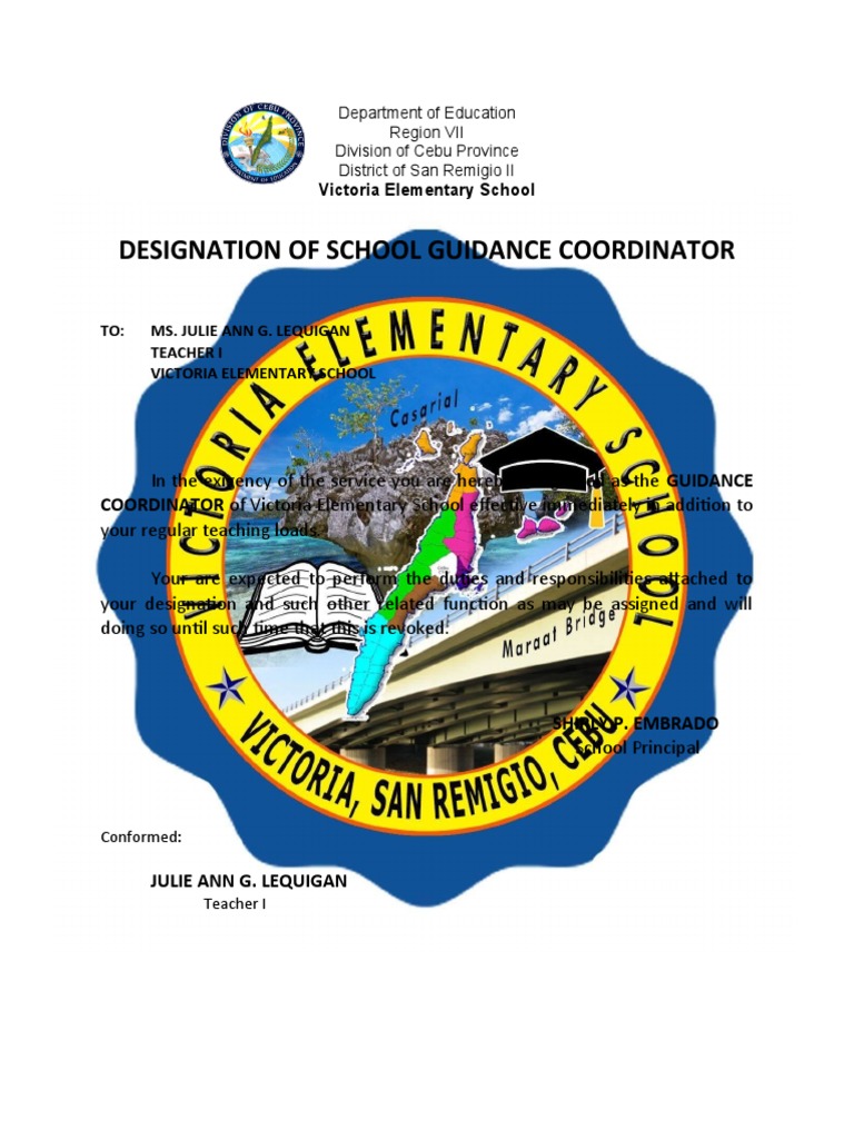 School Designation Order | PDF
