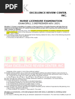 300item NLE Practice Exam With Answer Key | PDF | Blood Pressure | Nursing