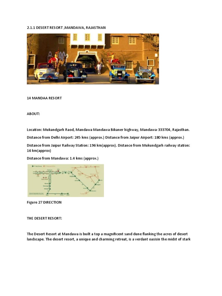 DESERT RESORT Case Study | PDF | Desert | Economic Sectors
