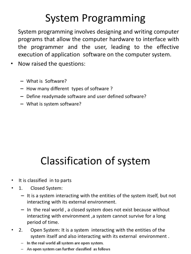 System Programming20 | PDF | Assembly Language | Computer Architecture
