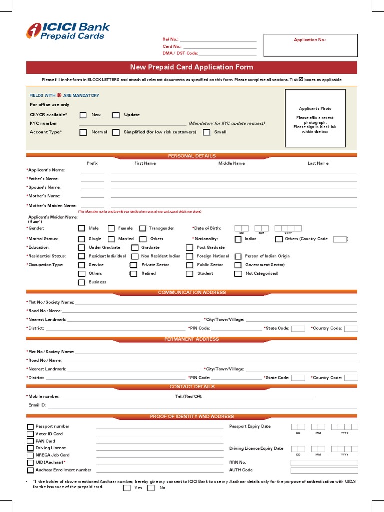 MWC Aapplication Form - New Issuance | PDF | Identity Document | Banks