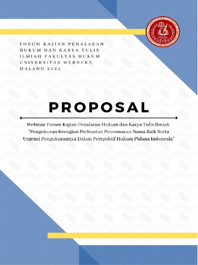 Proposal Webinar FKPH 2021 | PDF