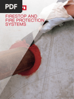 Hilti CP 636 Firestop Mortar Data Sheet | PDF | Concrete | Mortar (Masonry)