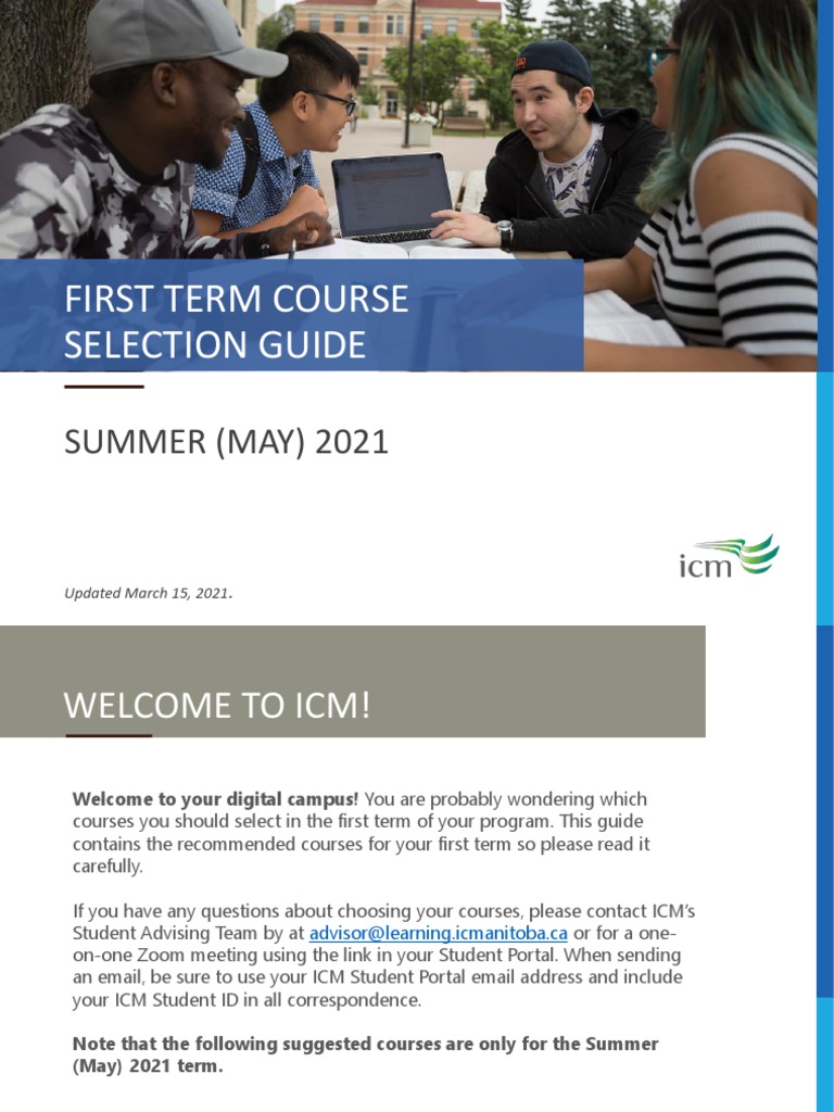 First Term Course Selection Guide | PDF | Teaching Mathematics | Linear ...