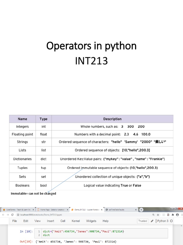 Int 213 Lec3 | PDF | Boolean Data Type | Integer (Computer Science)