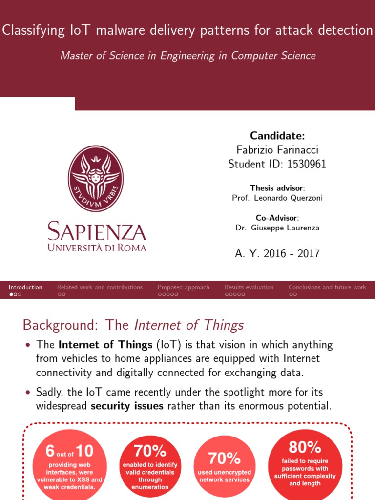 Classifying Iot Malware Delivery Patterns For Attack Detection | PDF | Internet Of Things ...