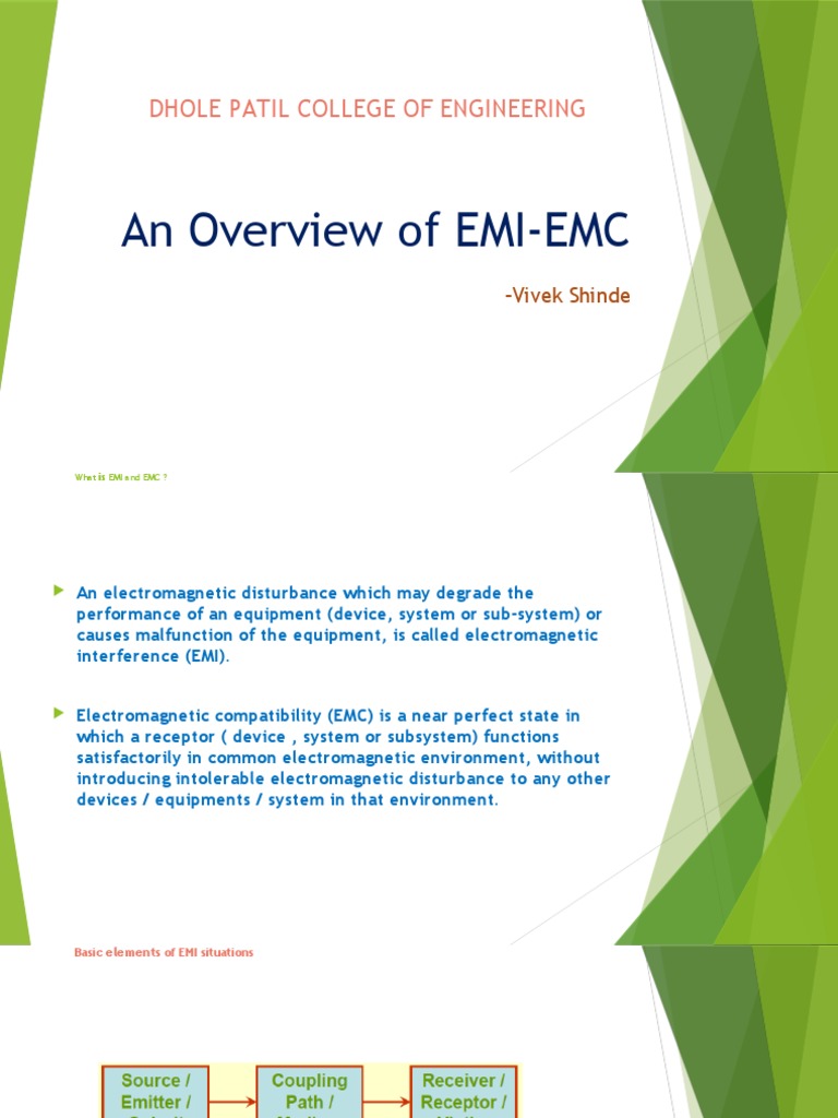 EMI-EMC Overview and Standards | PDF | Electromagnetic Interference ...