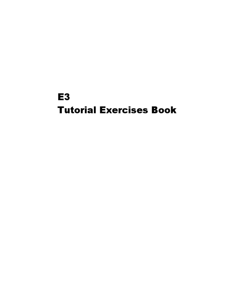 E3tutorial Exercises Us | PDF | Computer File | Button (Computing)